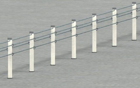Sentryline – M® Wire Rope Barrier | Ontime Guardrail